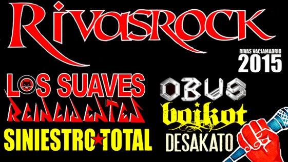 Entradas RIVAS ROCK 2015 con un 36 % de descuento