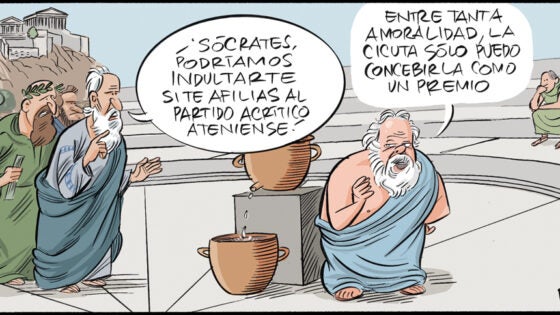 Atenas, año 399 a. C. Tras el juicio a Sócrates