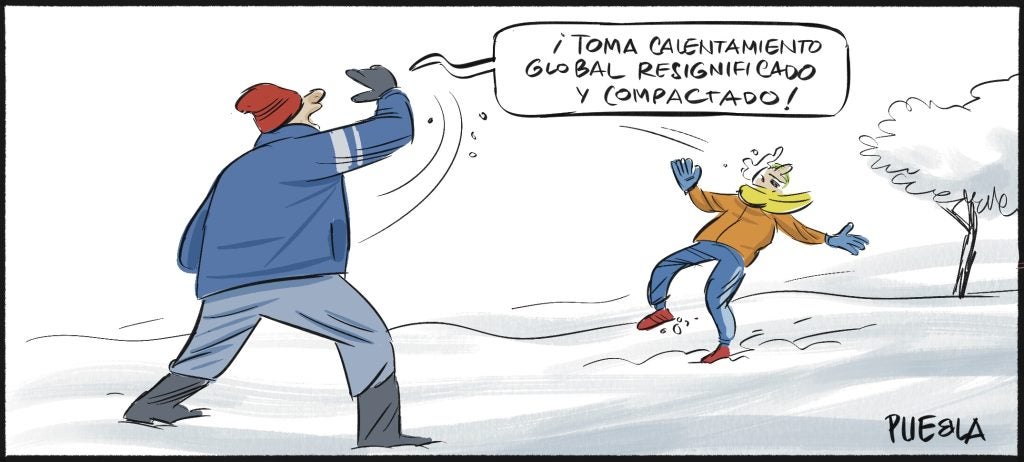 Es invierno y hace frío