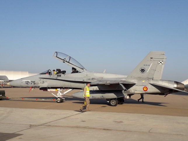 Los F-18 del Ejército del Aire, rumbo al Ártico noruego con la OTAN