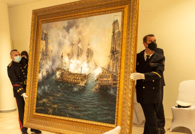 "El Glorioso" ya se exhibe en el Museo Naval de San Fernando